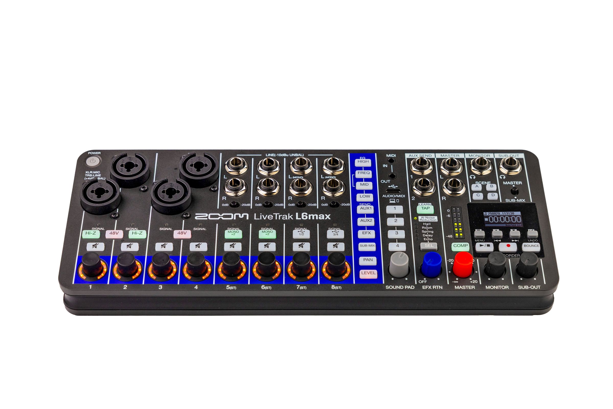L6max Digital Mixer/Recorder | Buy Now | ZOOM