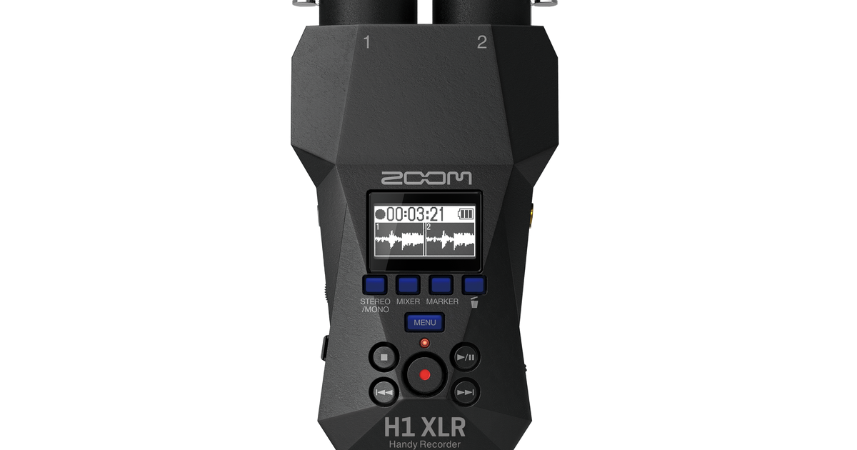 H1 XLR 2 Track Handy Recorder | Buy Now | ZOOM
