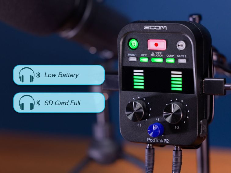 ZOOM PodTrak P2 ポッドキャストレコーダー - 業務用撮影・映像 ZOOM PodTrak P2 ポッドキャストレコーダー - 業務用撮影・映像